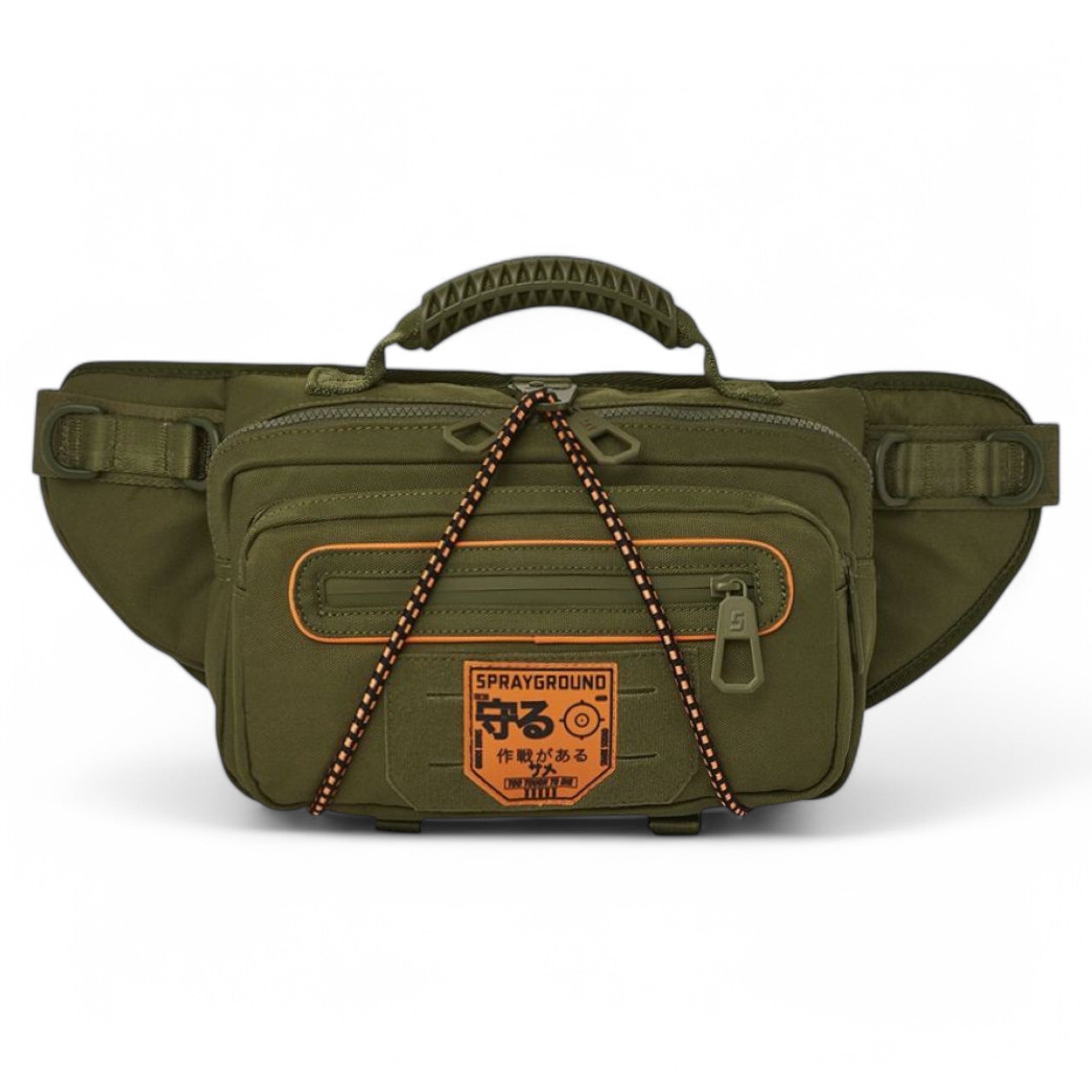 Sprayground Spec Ops Gobal Hawk Crossbody Olive – Purple Carpet Miami