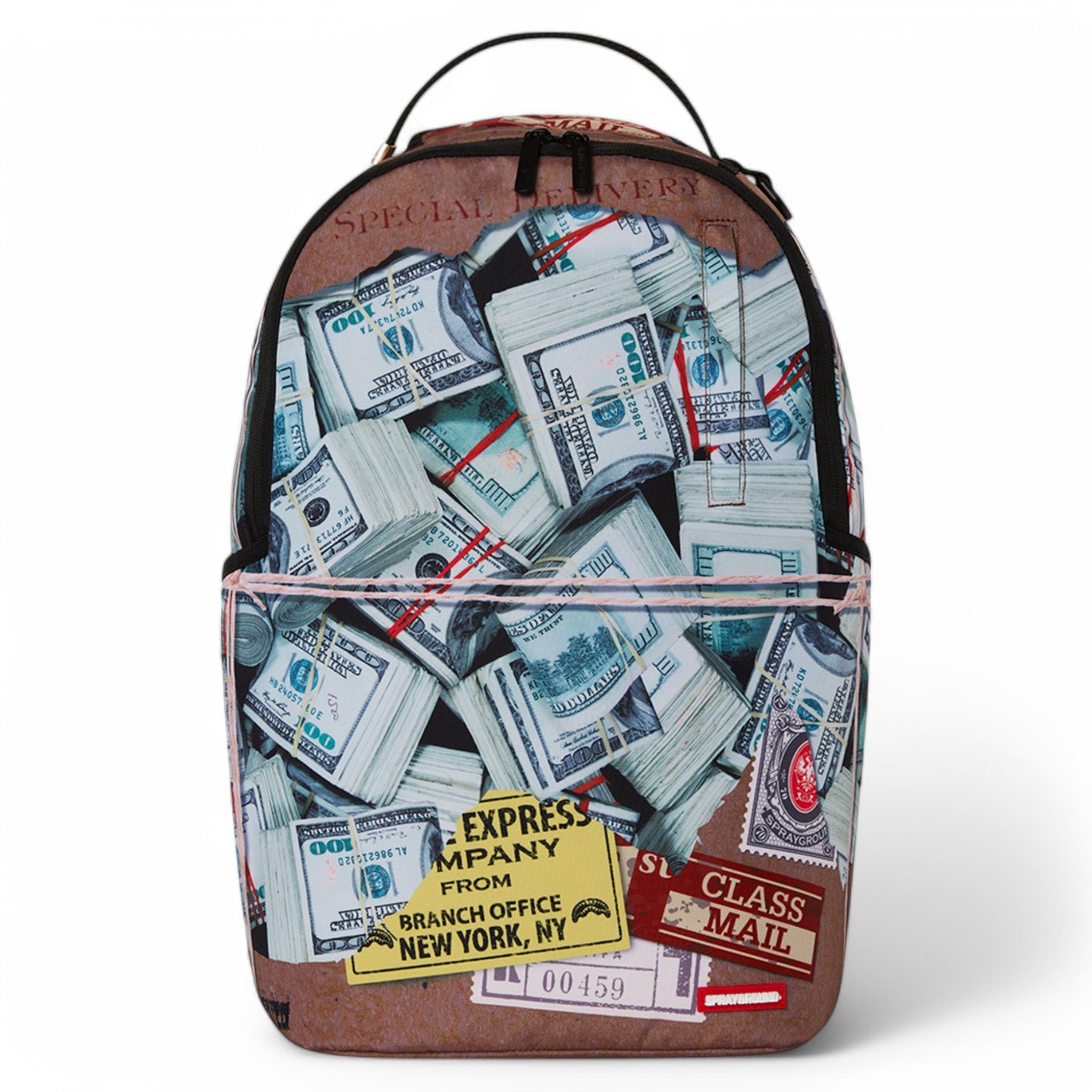 Sprayground Torn Packaging Backpack – Purple Carpet Miami