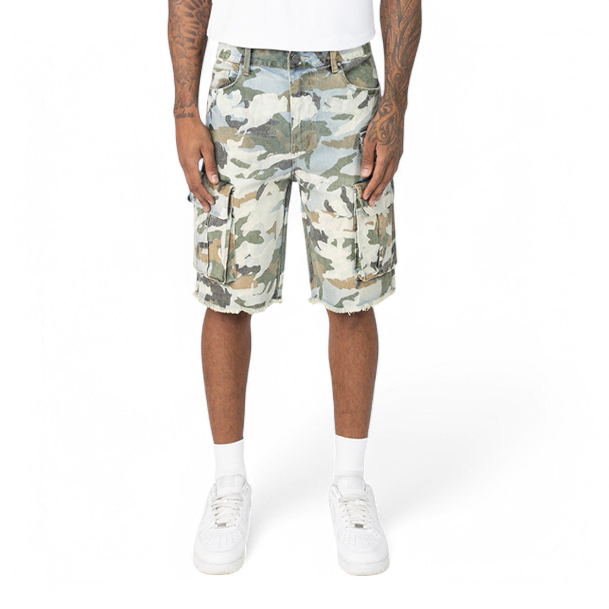 Smoke Rise Camo Flocked Short Aspen Camo – Purple Carpet Miami